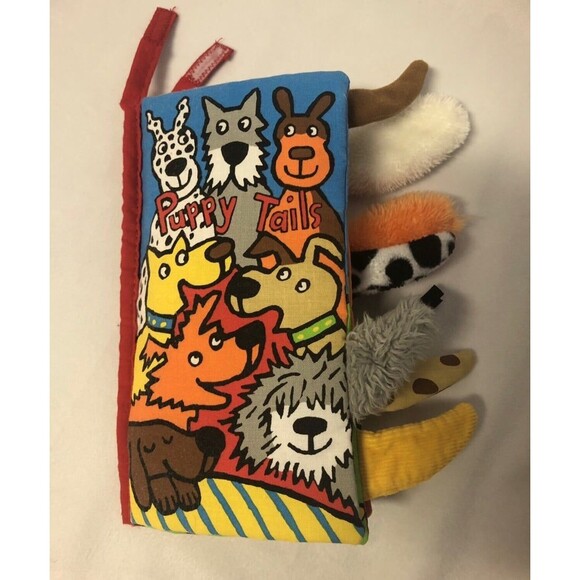 Jellycat | Toys | Jellycat Puppy Tails Infant Soft Cloth Book | Poshmark